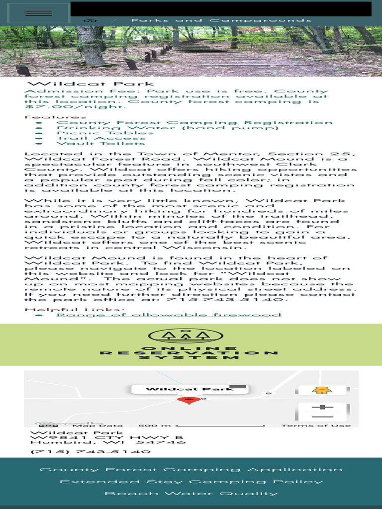 Wildcat Mound Park Overview | PDF