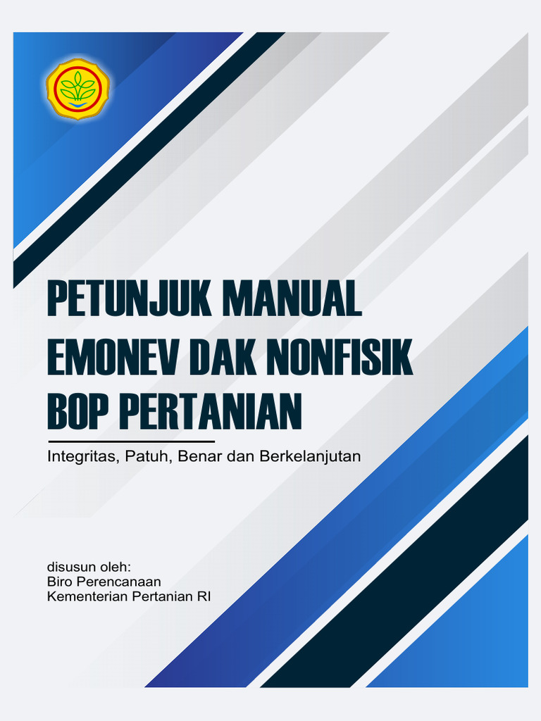 Manual Book Emonev DAK NF BOP 2025 | PDF