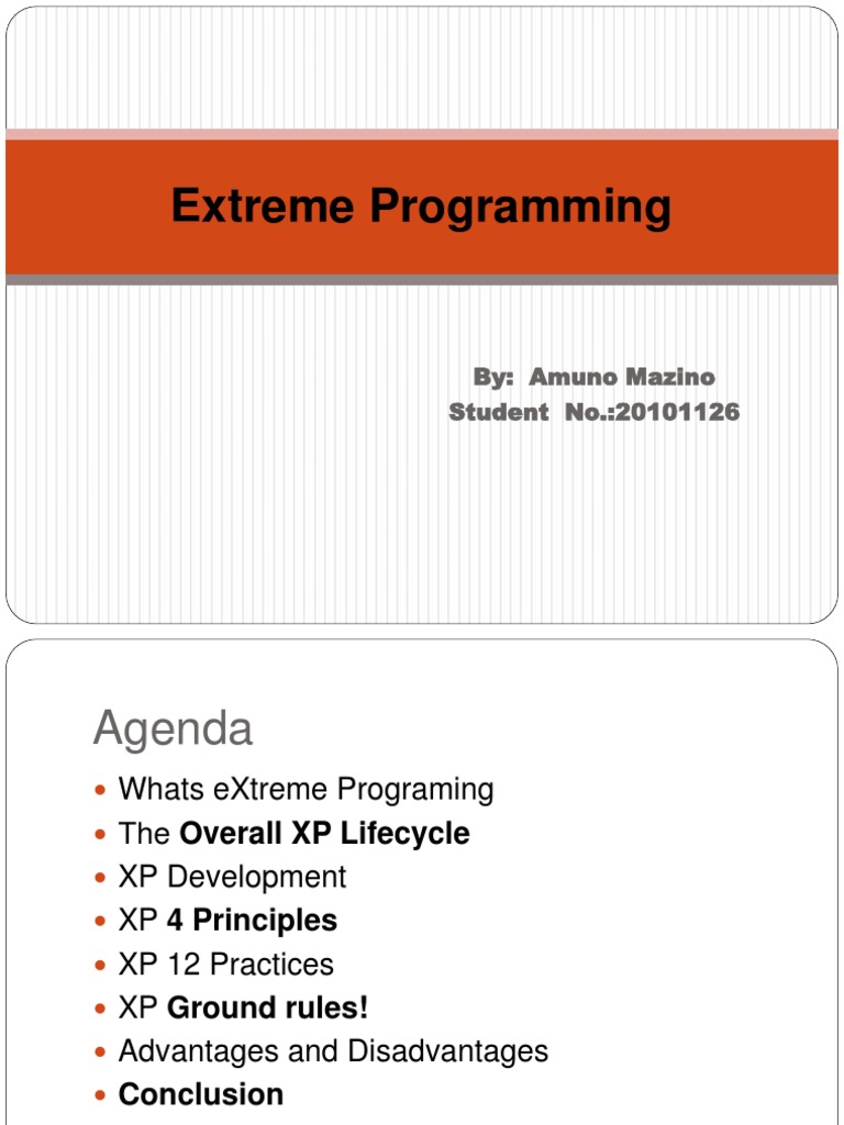Extreme Programming Overview | PDF | Product Development | Software ...
