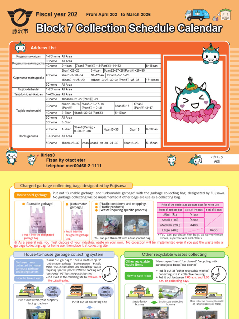 kalender sampah | PDF | Waste | Recycling