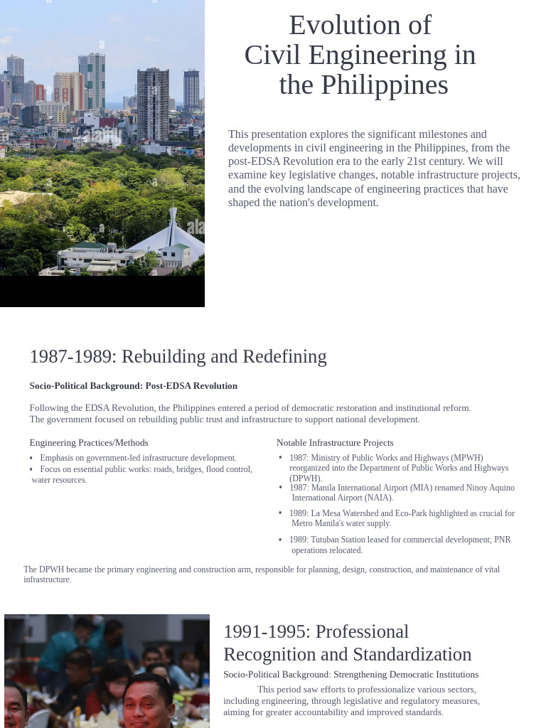 Evolution of Civil Engineering in The Philippines | PDF