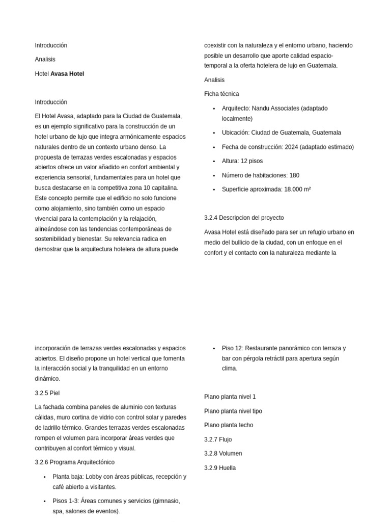 Hotel Avasa | PDF | Hotel | Techo