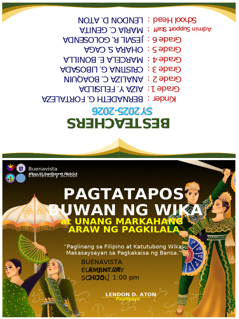 Buwan NG Wika Program 2025 | PDF