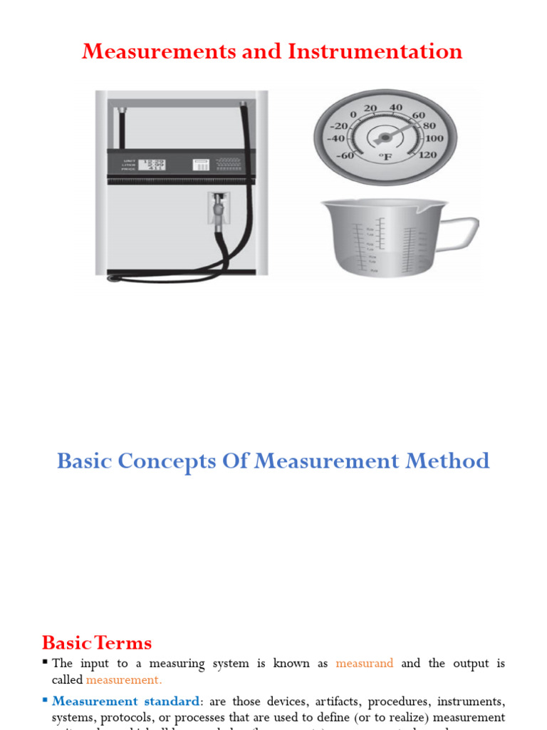 Measurement and Instrumentation Basics | PDF | Measurement ...