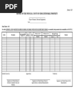 RPCSP Report On The Physical Count of Semi Expendable Property | PDF