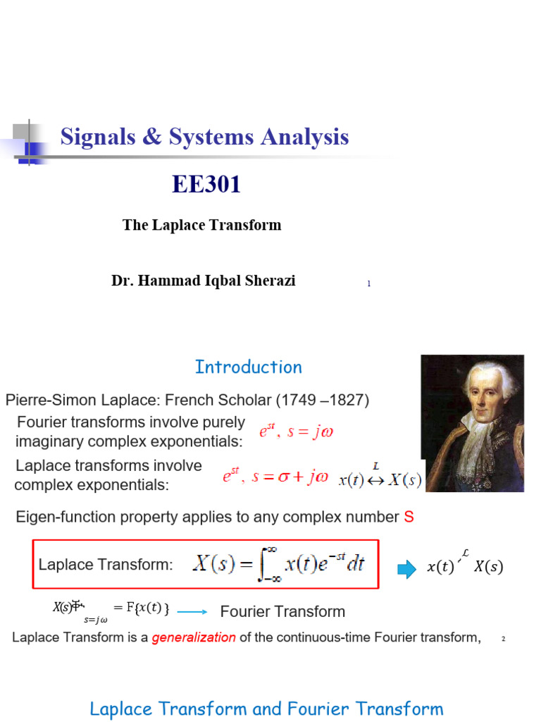 Laplace Transform Fundamentals and Examples | PDF | Laplace Transform ...