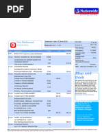 Nationwide FlexAccount Statement Guide | PDF | Overdraft | Cash