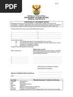 Bi 811 (Medical Report Form) | PDF