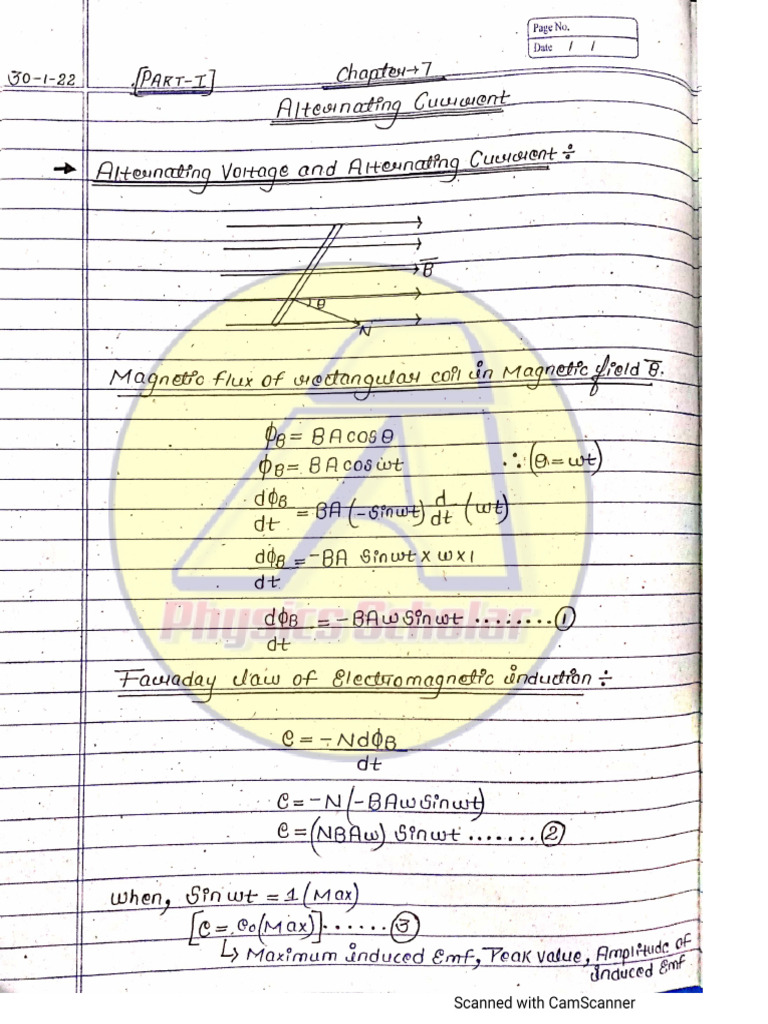 Alternating Current - Watermark | PDF