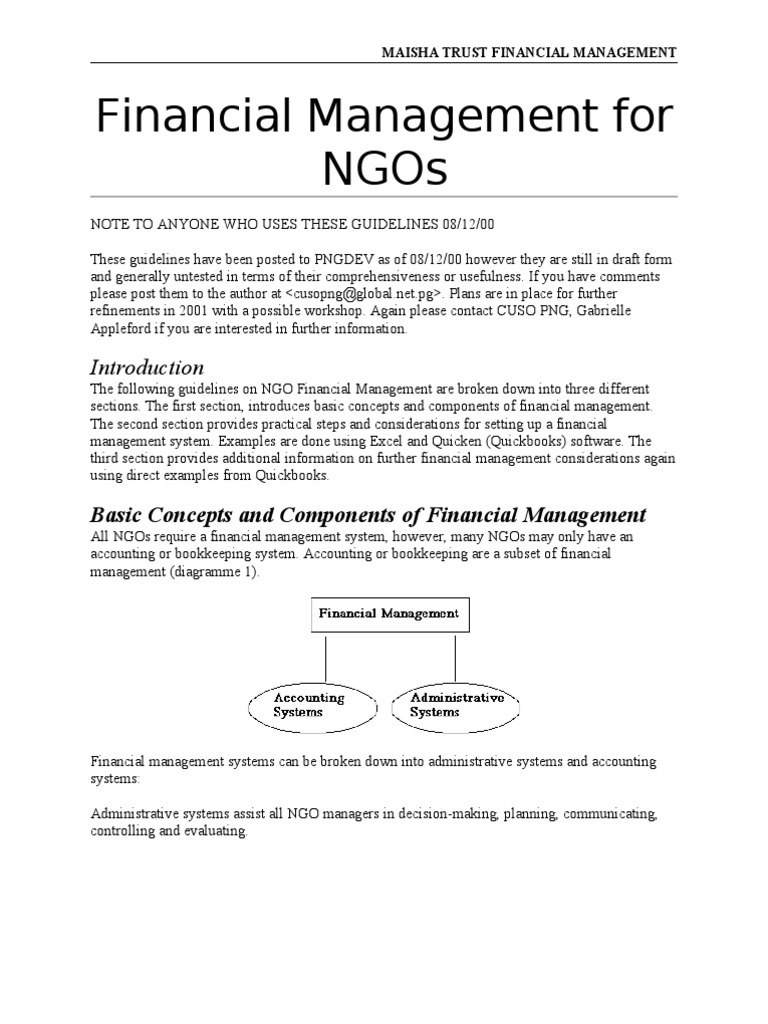 Trust Financial Management | PDF | Debits And Credits | Bookkeeping