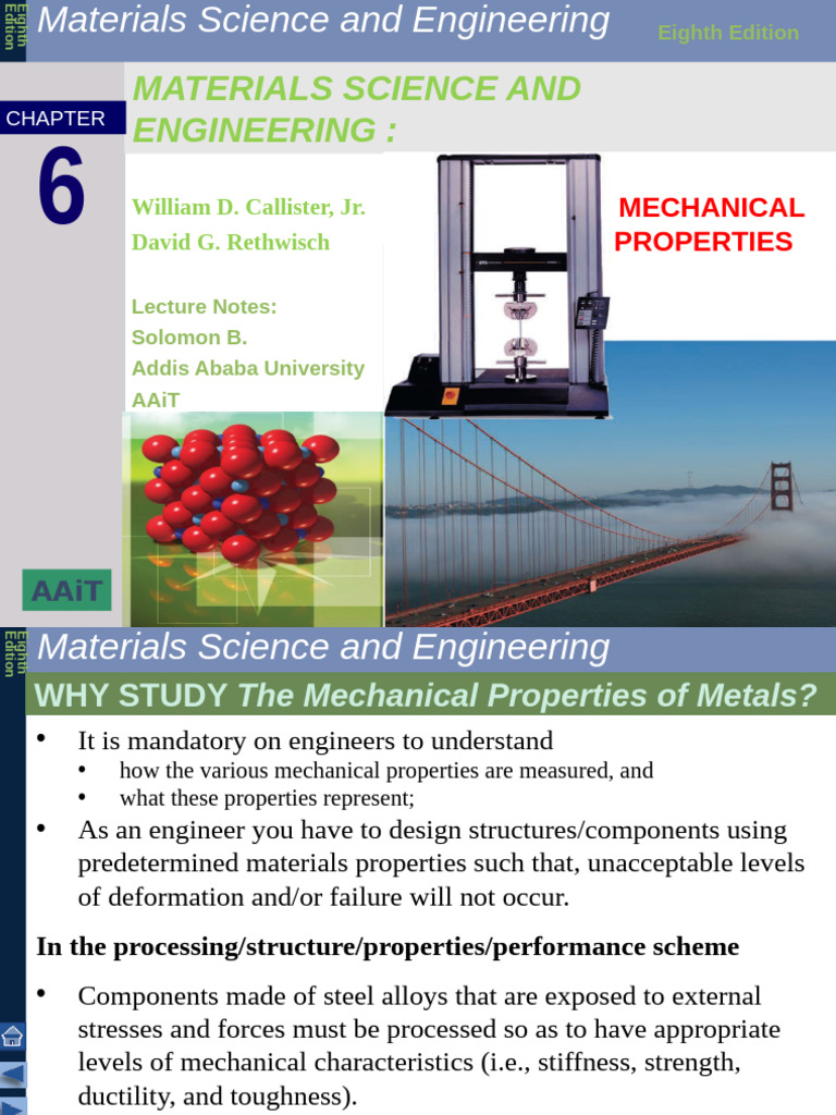 Mechanical Properties of Materials Explained | PDF | Deformation ...