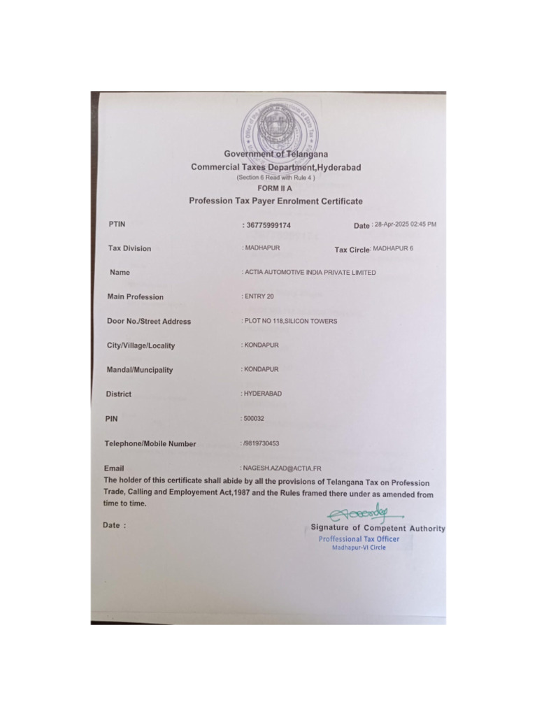 Prof Tax Merged | PDF
