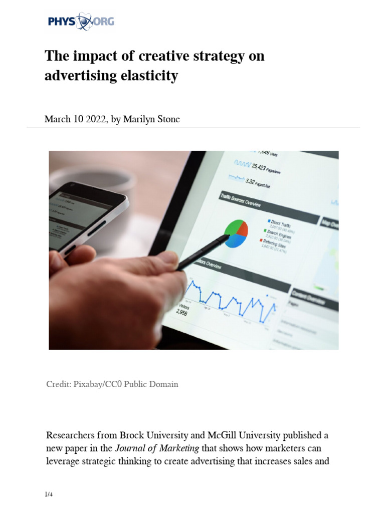 2022 03 Impact Creative Strategy Advertising Elasticity | PDF | Brand ...