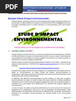 Chapitre 1 Cours Etude D Impact Sur L Environnement Eme | PDF | Environnement naturel | Étude d ...