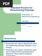 ANSI/ASME Drafting Standards Overview | PDF | Engineering Tolerance ...