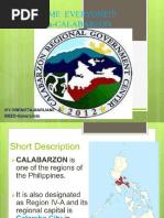 Overview of Region 4-A: CALABARZON | PDF | Philippines