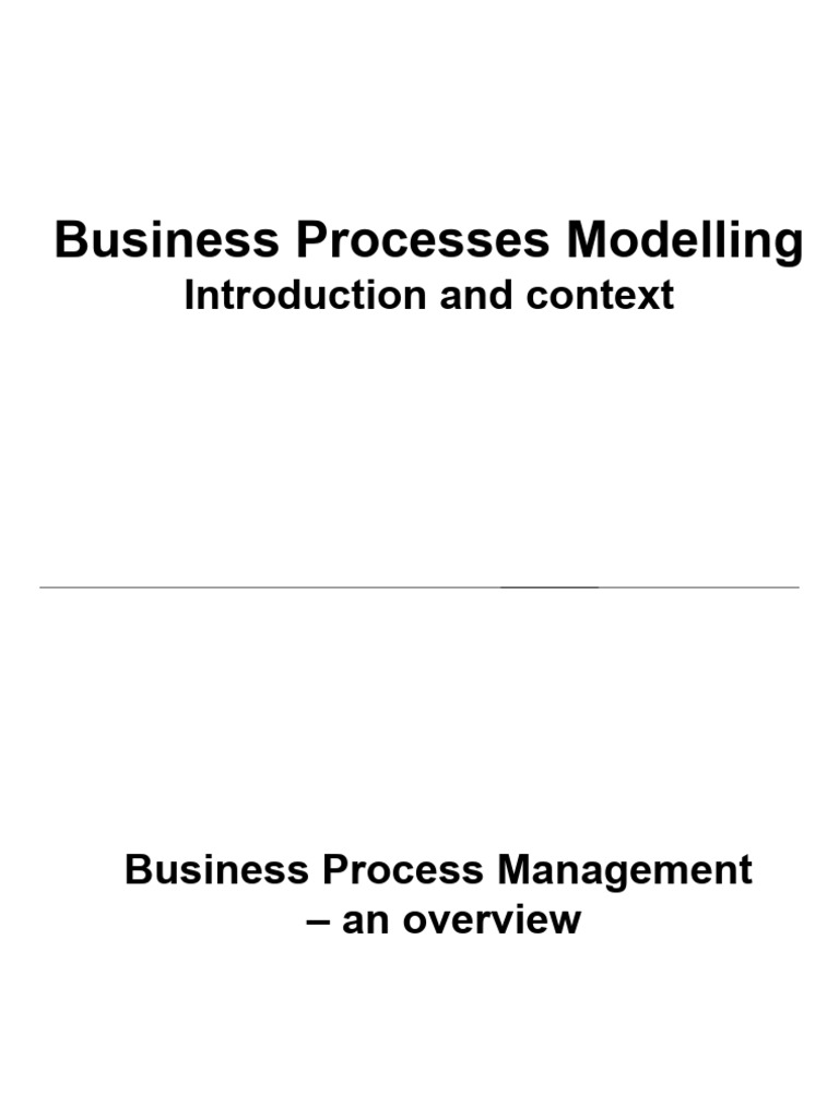 Lec2 Business Processes Introduction & Global Model 2023 | PDF | System | Conceptual Model
