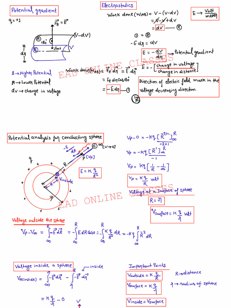 Class 07 Electrostatics PDF | PDF