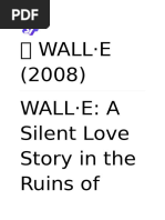 Ecocritical Analysis of Wall-E - Criticizing Consumerism ...