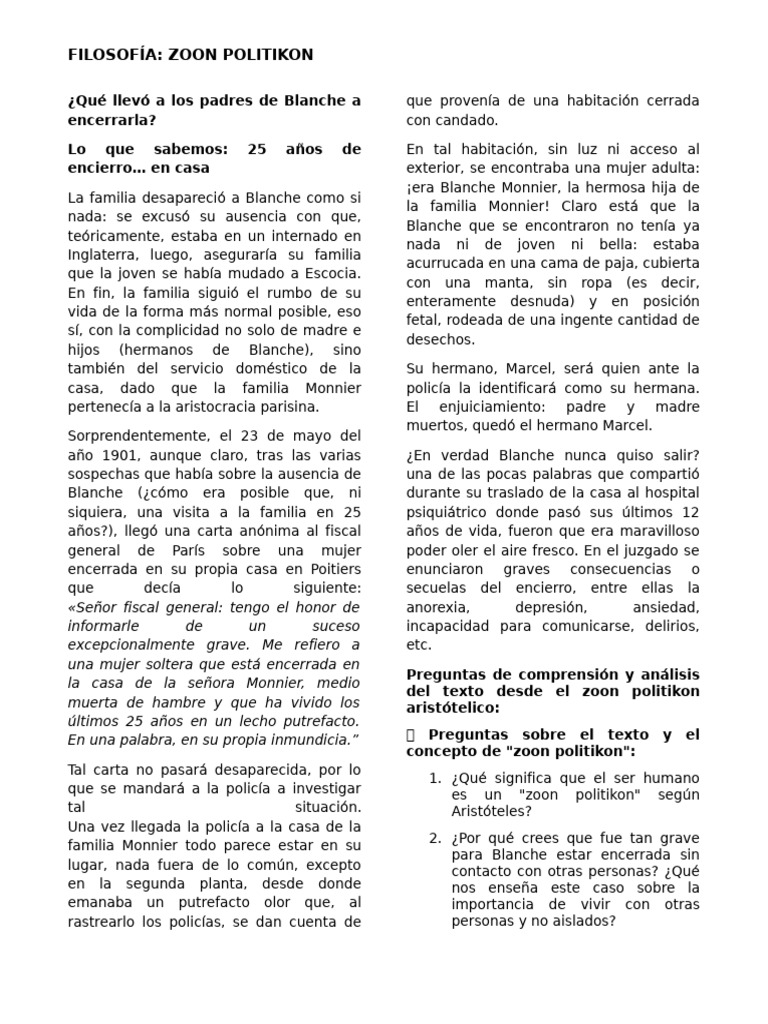 Zoon Politikon | PDF