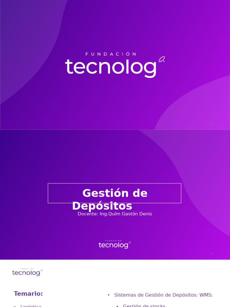 Tecnolog Gestion de Depositos 16-09 | PDF | Logística | Industrias de servicio