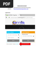 Cara Masuk Emis | PDF