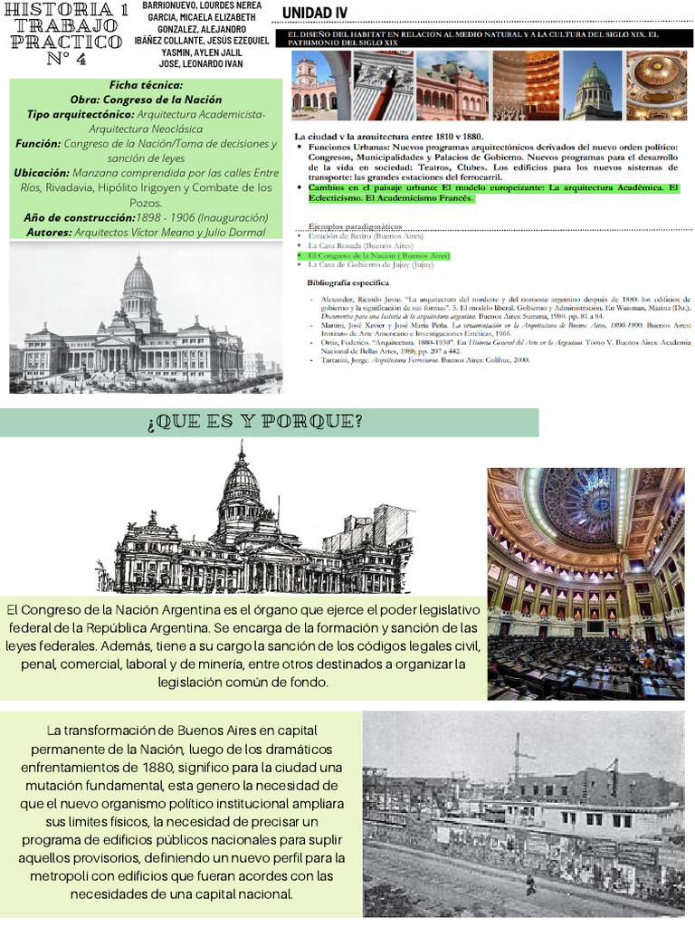 Congreso de la Nación: Arquitectura y Función | PDF | Hazme