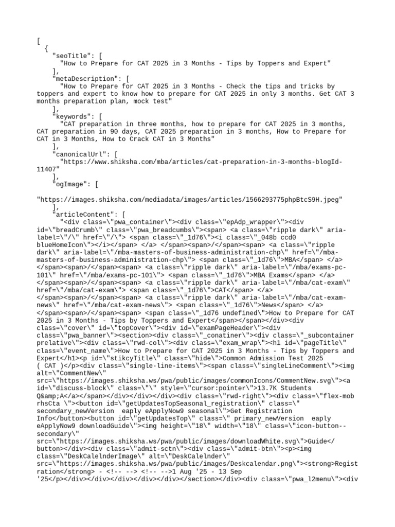 HTML Data | PDF