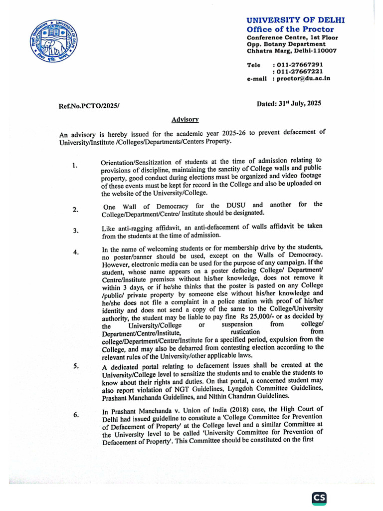DU Advisory | PDF