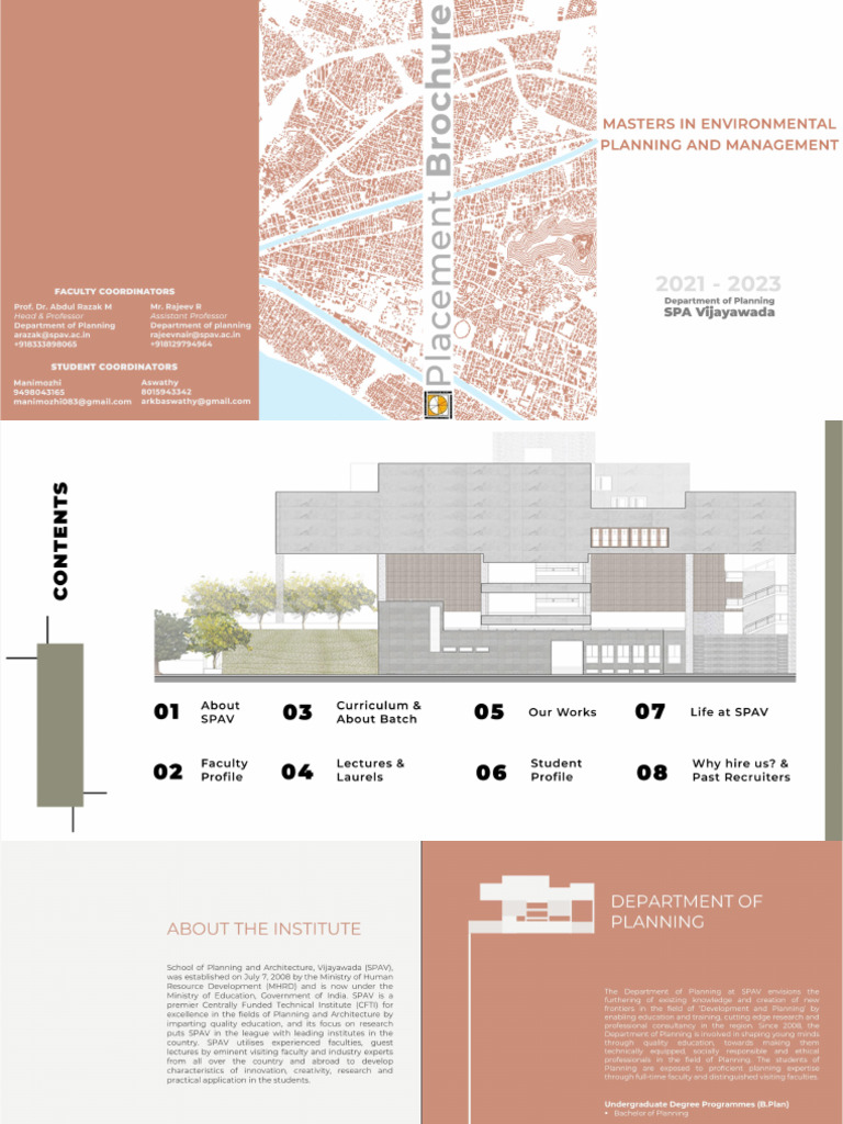 SPAV: Premier Institute for Planning & Architecture | PDF | Land Use ...