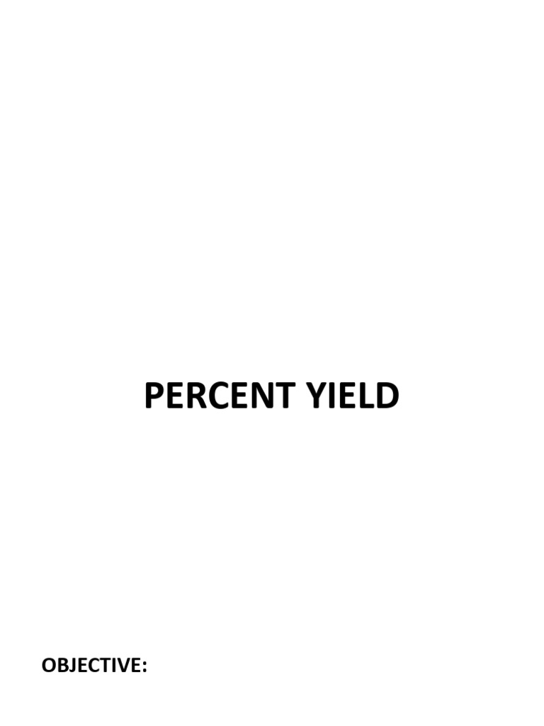 Lesson 6 Percent Yield | PDF | Methane | Carbon Dioxide