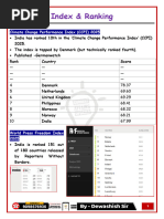 Recent Index Rankings 2025 | PDF | Economies