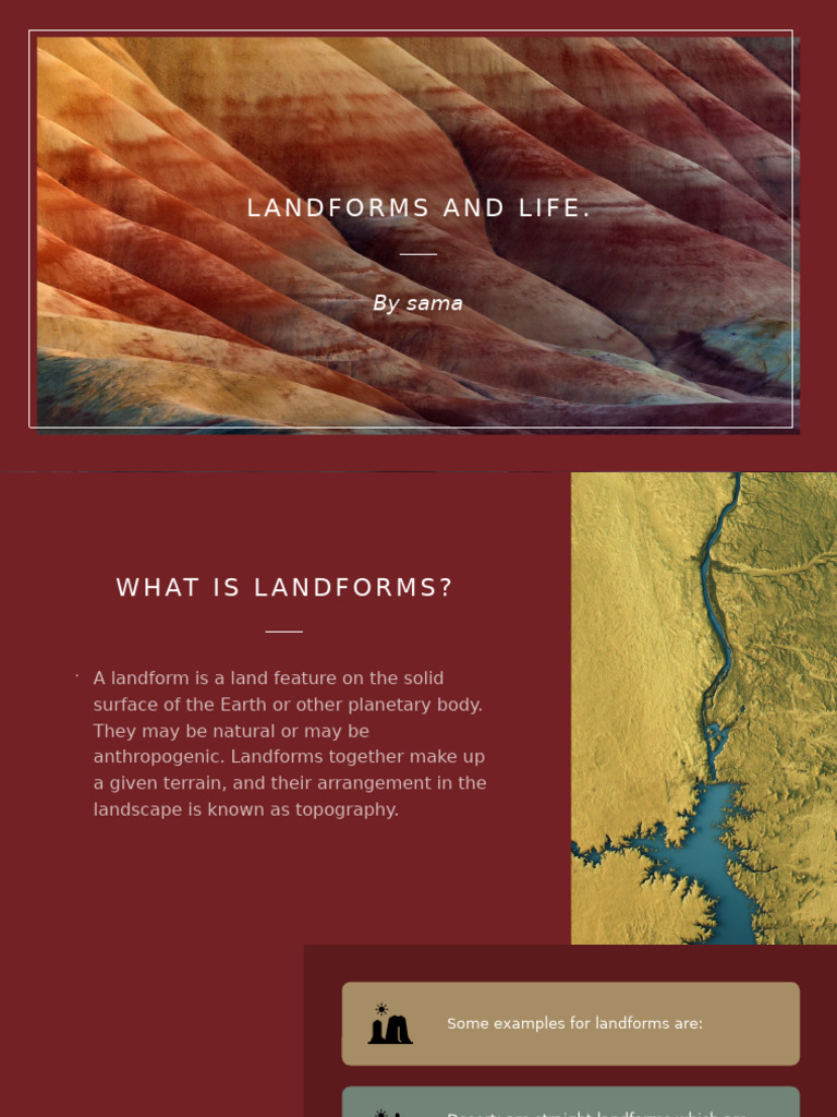 Landforms and Life | PDF