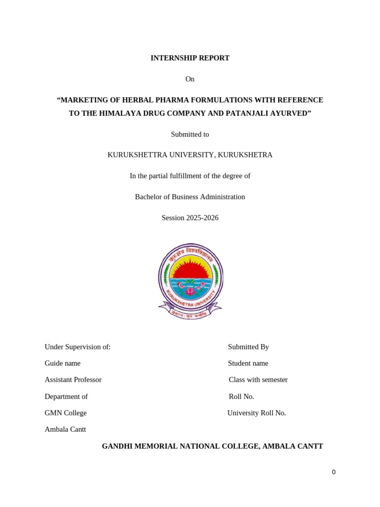 Dummy Project Report | PDF | Ayurveda