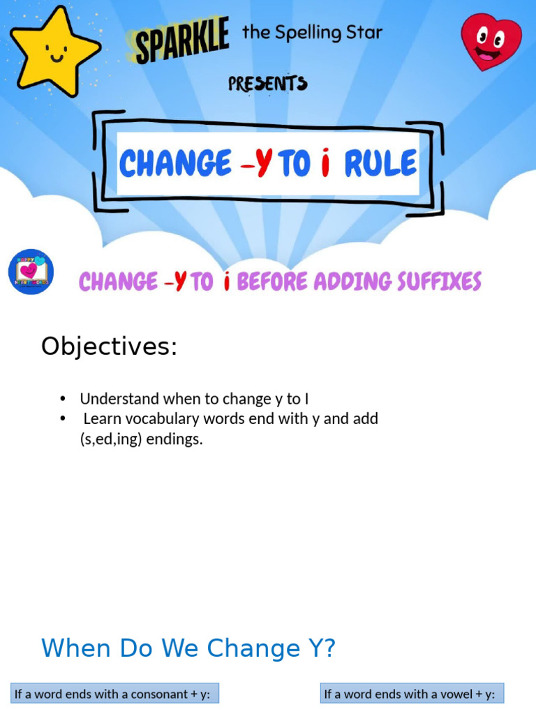 Endings y To I | PDF