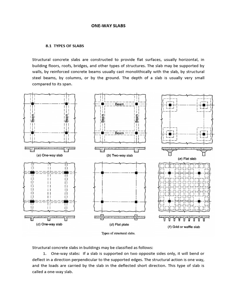 06 - One Way Slab | PDF | Concrete | Stress (Mechanics)