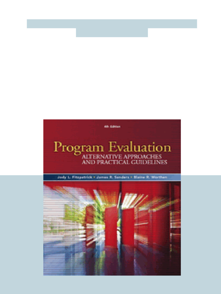 program evaluation alternative approaches and practical guidelines | PDF | Cristobal colon ...