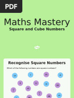 Squares and Cubes 1 To 50 | PDF