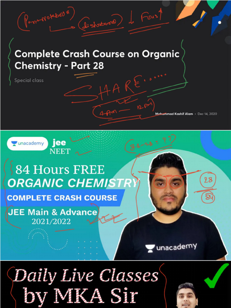 Complete Crash Course On Organic Chemistry Part 28 With Anno | PDF