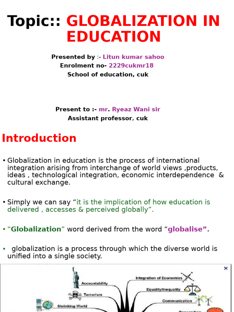Globalization's Impact on Education | PDF