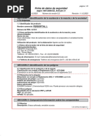 Ficha de Seguridad Silica Gel | PDF | Toxicidad | Residuos