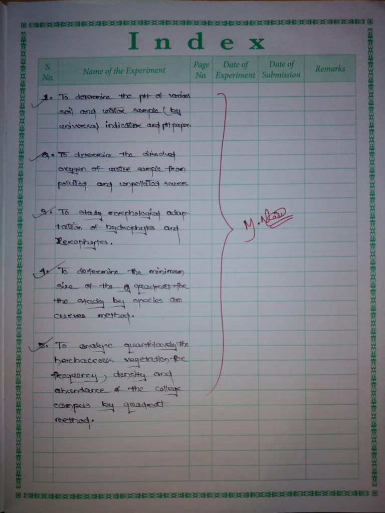 Plant Ecology and Phytogeography ... 4th Sem Practical ..... | PDF