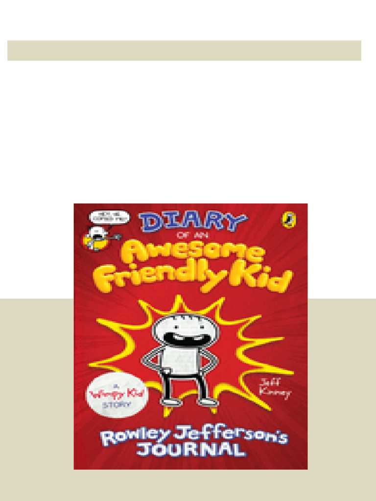 Diary Awesome Friendly Kid Rowley Jeffer | PDF