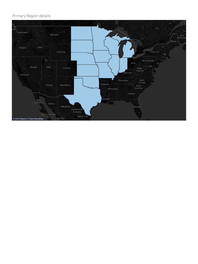 Primary Region Details | PDF