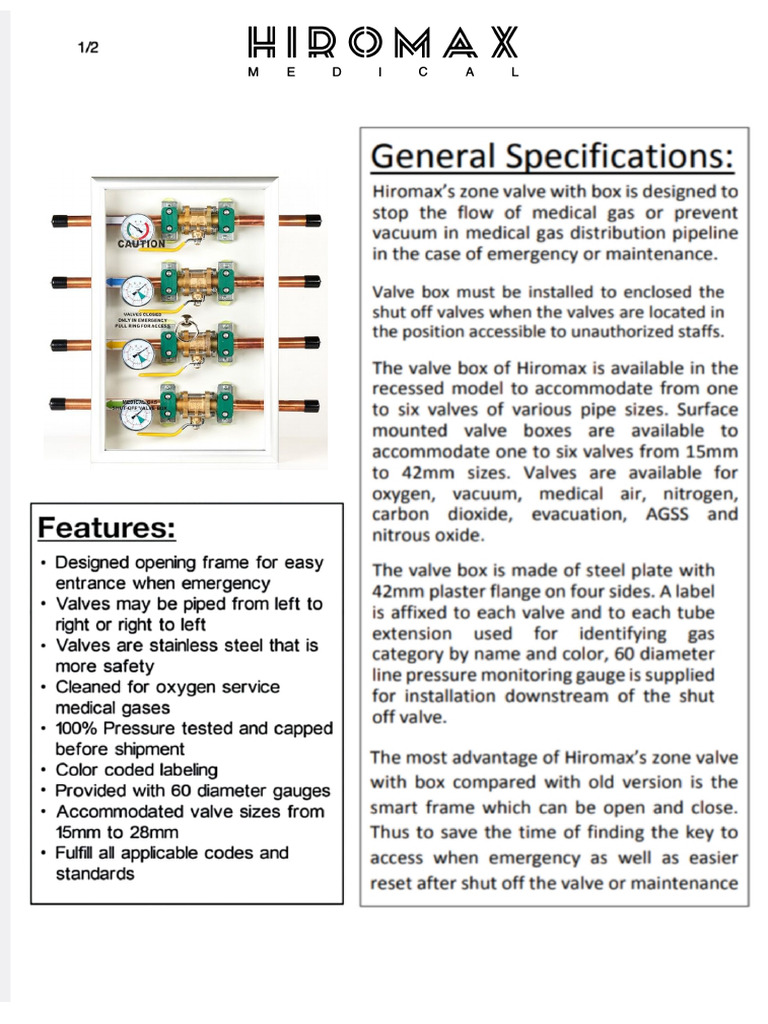 Zone Valve Hiromax | PDF