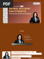 Template Umum Laporan Penelitian Berbasis SLR | PDF | Karier & Perkembangan
