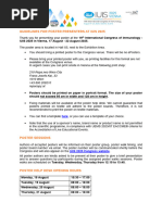 ELCC 2025 Poster Display Instructions | PDF | Poster