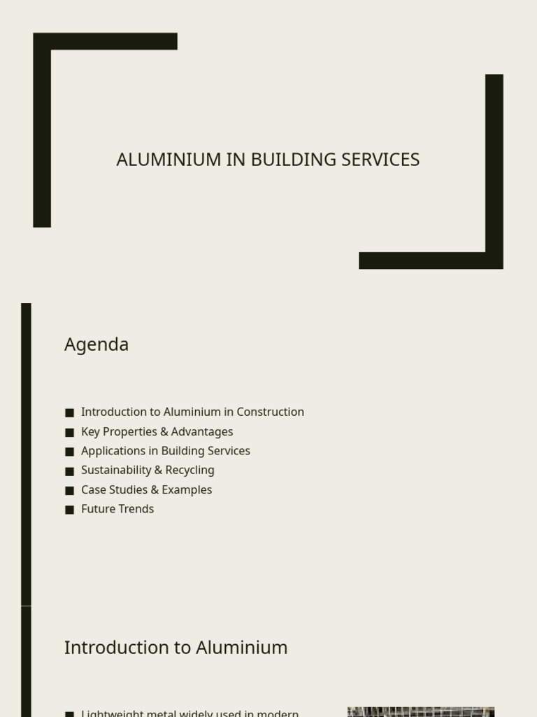 Aluminium in Building Services | PDF
