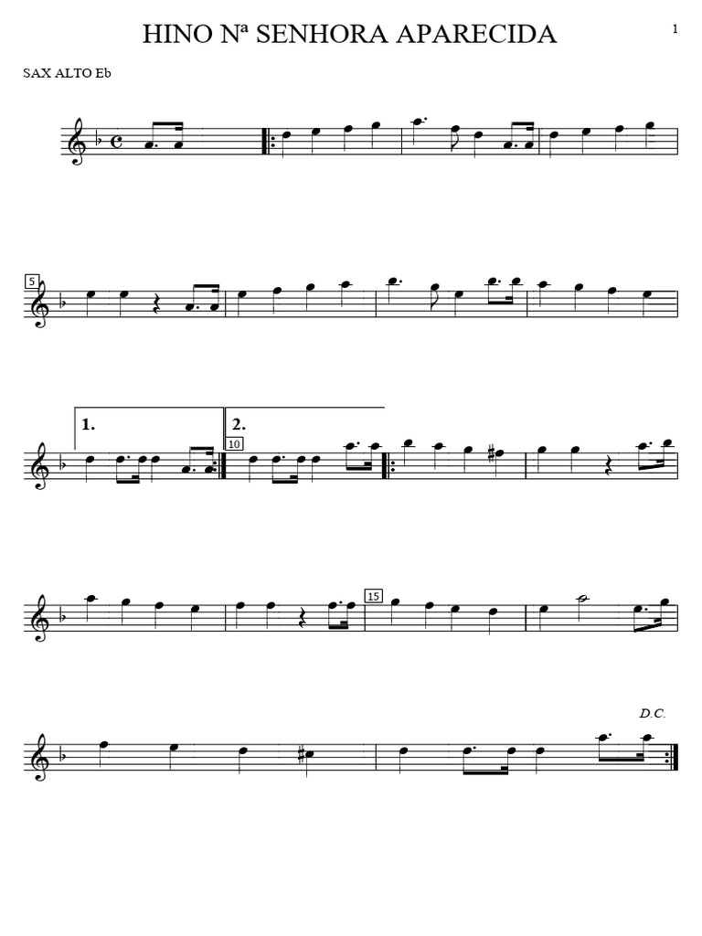 Sax Alto Eb | PDF