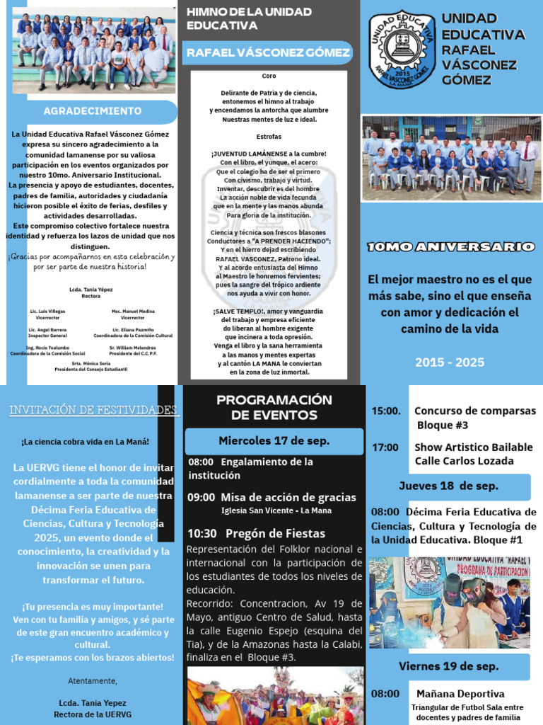 Triptico Feria 2025 | PDF